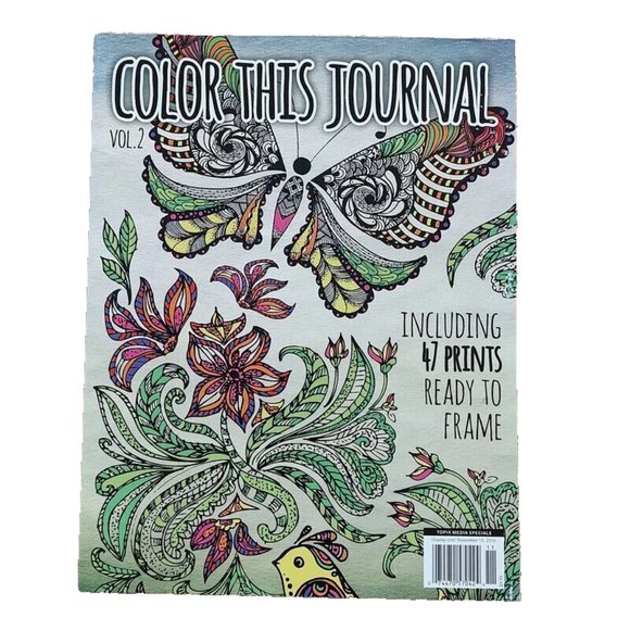 Topix Media Lab | Office | New Color This Journal Adult Coloring Book ...